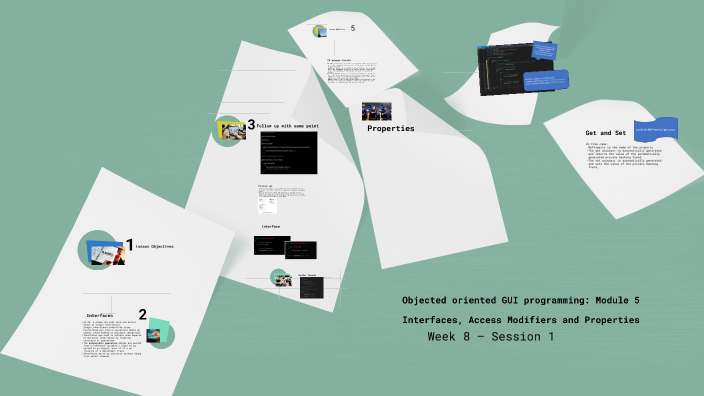 Objected Oriented Gui Programming Module 5 Interfaces Access Modifiers And Properties By Sana