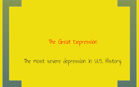The Great Depression by Danny Byers on Prezi