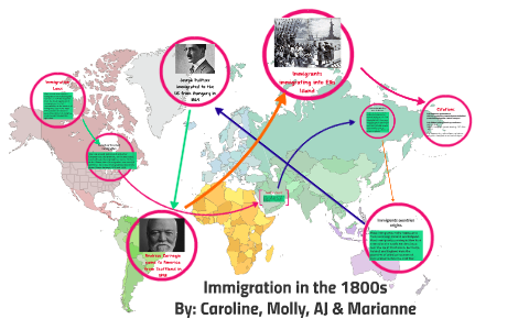 Immigration in the 1800s by Caroline Cassedy on Prezi