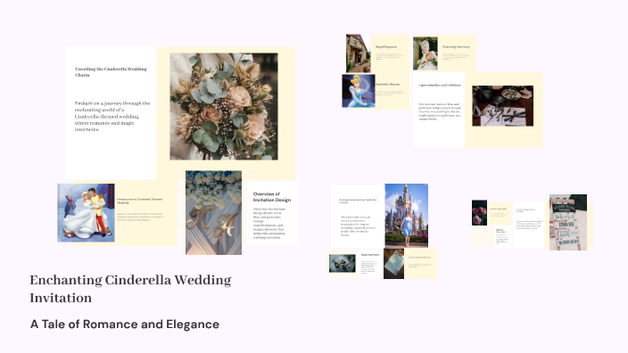 Enchanting Cinderella Wedding Invitation by J on Prezi
