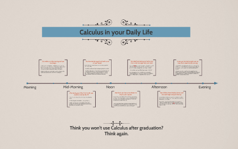 Calculus in your Daily Life by Jordan Hall on Prezi