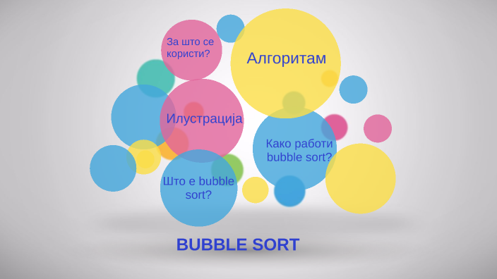 Bubble sort by P E on Prezi