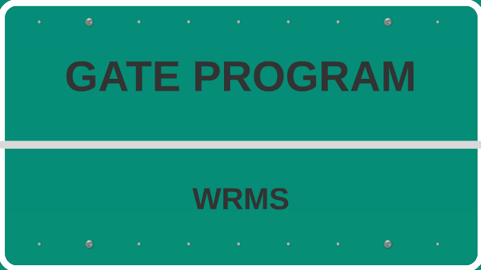GATE PROGRAM by on Prezi