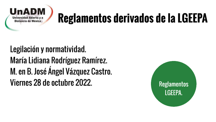 Reglamentos LGEEPA by Maria Lidiana Rodriguez Ramirez on Prezi