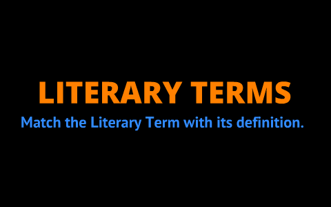 Literary Terms by Scott Killion on Prezi