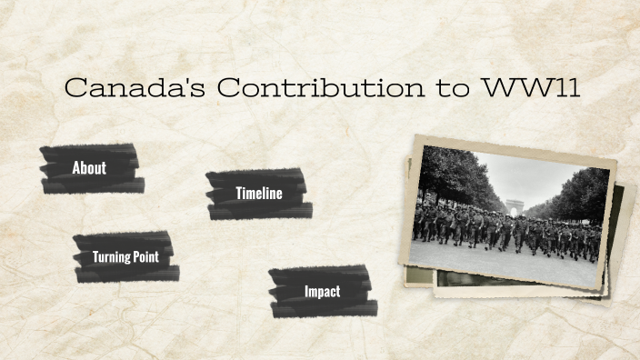 Canada's Contribution to WW11 by J LOOP on Prezi