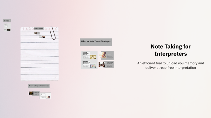 Note Taking for Interpreters by Anastasia Gavrilina on Prezi