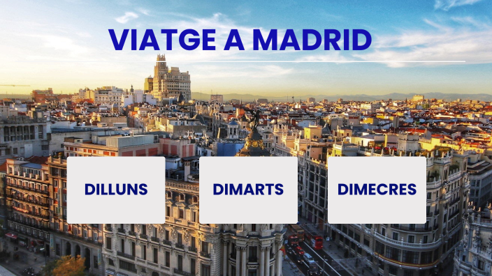 VIATGE A MADRID by Pol Bertran on Prezi