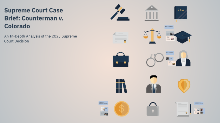 Supreme Court Case Brief: Counterman v. Colorado by Maryn Winter on Prezi