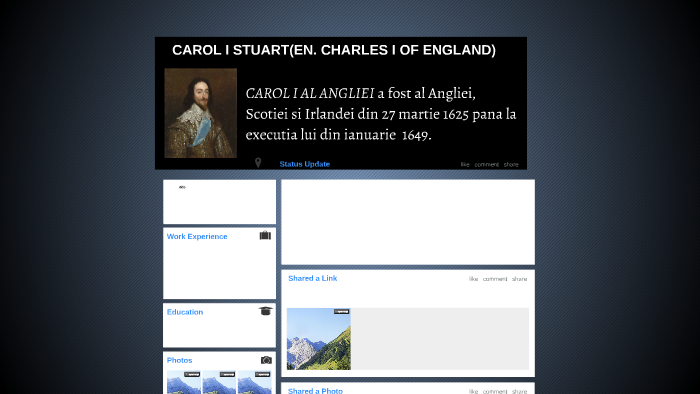 CAROL I STUART(EN. CHARLES I OF ENGLAND) by Mihaela David on Prezi