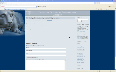 Weblogs, Blended Learning, and the Writing Curriculum by Christian ...