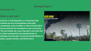 biology project- acid rain by sandy adel on Prezi Design
