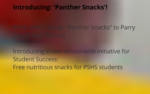 Introducing: 'Panther Snacks' by Brenda Shaw