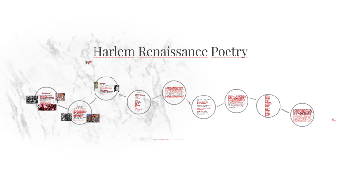 Harlem Renaissance Poetry by Sunny Bowden