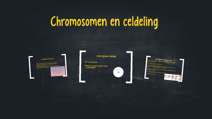 Chromosomen en celdeling by Maartje Poels on Prezi