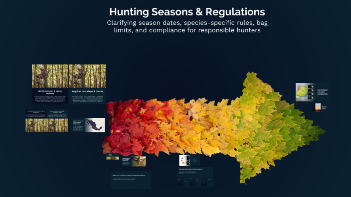 Hunting Seasons & Regulations by Ashton Ra on Prezi