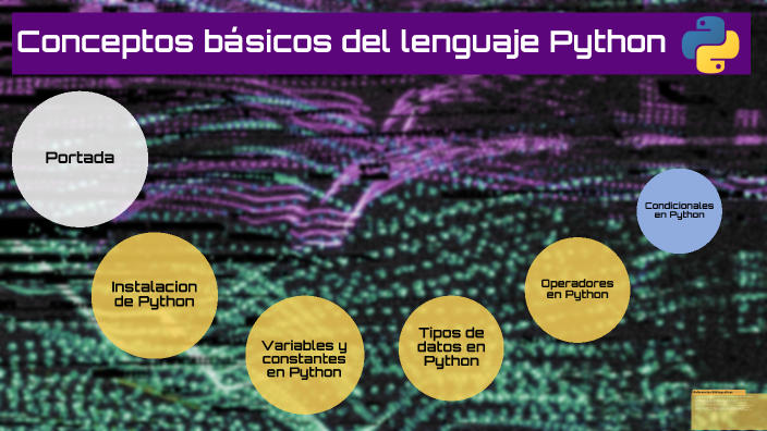 Conceptos básicos del lenguaje Python by cristian cordero on Prezi