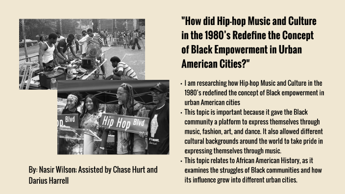 "How did Hip-hop Music and Culture in the 1980’s Redefine the Concept ...