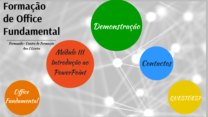 Módulo 3 - Introdução ao PowerPoint by Sara Cristina on Prezi