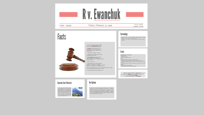 R v. Ewanchuk by Chantel Dobell on Prezi