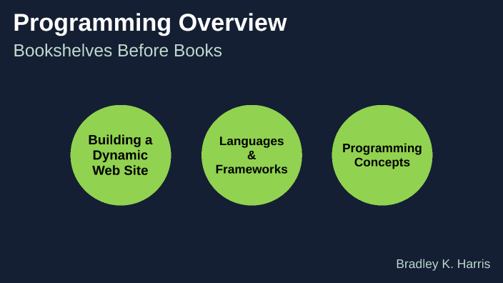 Programming Overview by Bradley Harris on Prezi