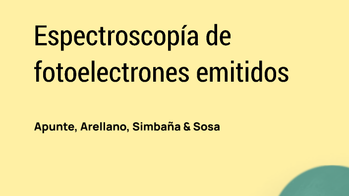 Espectroscopía Fotoelectrónica De Rayos X By Viviana Nicole Simbana