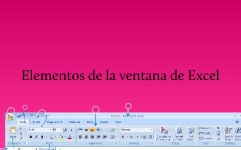 Elementos de la ventana de Microsoft Excel 2007 by Valeria Alejandra ...