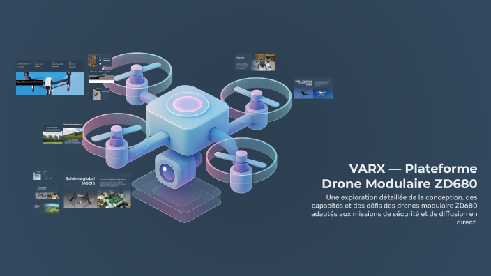VARX — Plateforme Drone Modulaire ZD680 by Rahim BENMOHAMED on Prezi