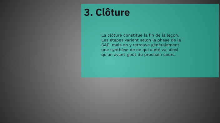 Bilan réflexif final by Noémie Hallé on Prezi