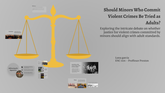Should Minors Who Commit Violent Crimes Be Tried as Adults? by luna ...
