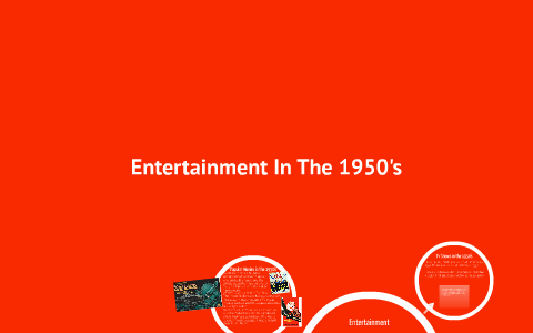 Entertainment In The 1950's by Colton Weatherup on Prezi