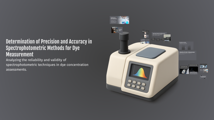 Determination of Precision and Accuracy in Spectrophotometric Methods ...