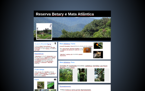 Reserva Betary e Mata Atlântica by Isabel Fazio de Carvalho on Prezi