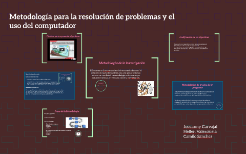 Metodologia para la resolucion de problemas y el uso del com by ...