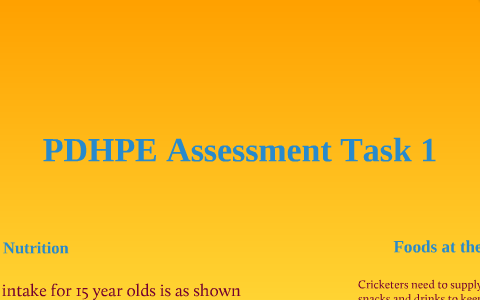 PDHPE Assessment task 1 by Tim Lazarus on Prezi