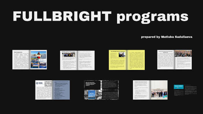 FULLBRIGHT programme by Matlyuba Sadullaeva on Prezi