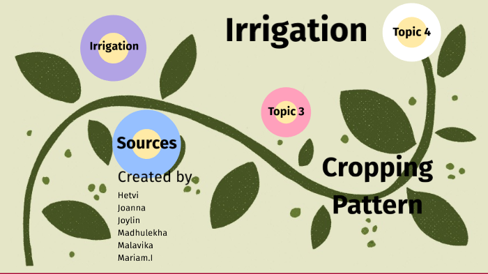 IRRIGATION AND CROPPING PATTERNS by Joanna Samuel on Prezi