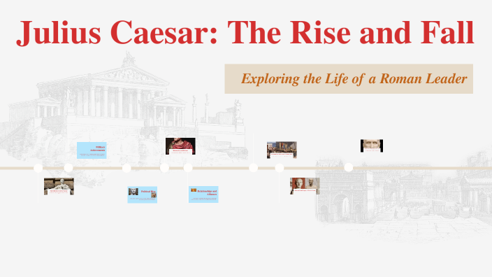 Julius Caesar: The Rise and Fall by sacha lepers on Prezi