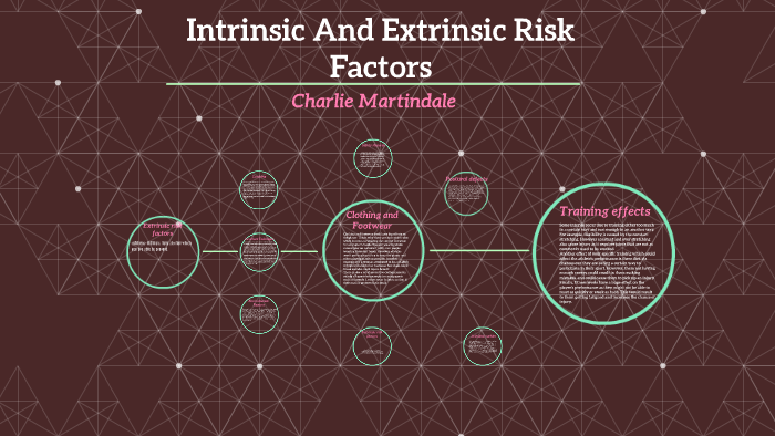 Intrinsic And Extrinsic Risk Factors by Charlie Martindale on Prezi