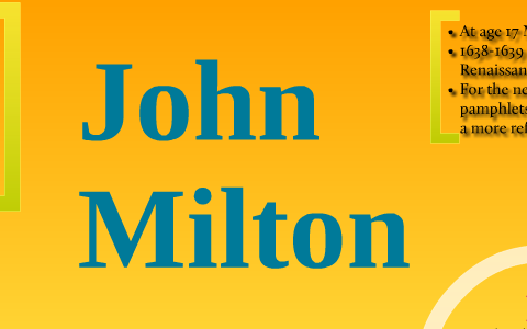 John Milton Biography by Jen Olson on Prezi