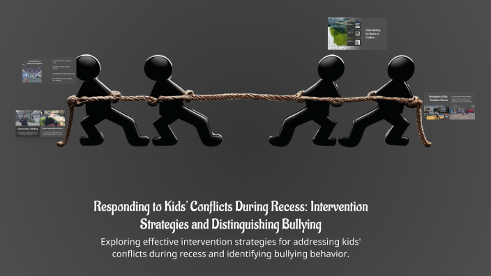 Responding to Kids' Conflicts During Recess: Intervention Strategies ...
