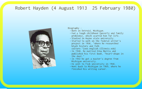 Robert Hayden's poetry by Victor Silva on Prezi