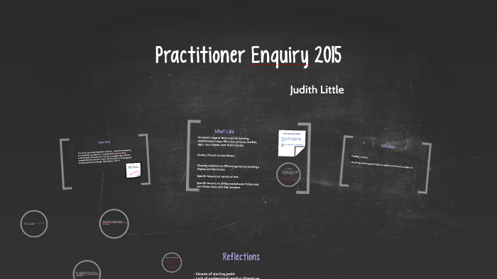 Practitioner Enquiry 2015 by Judith Little on Prezi