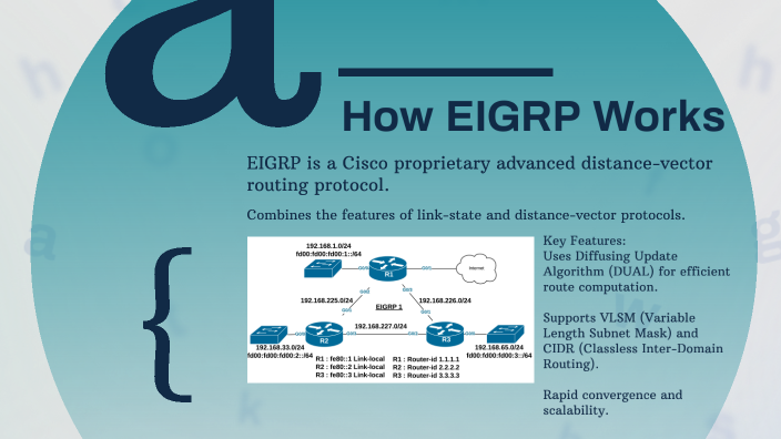 How EIGRP works by ALEJANDRO MAGAÑA on Prezi