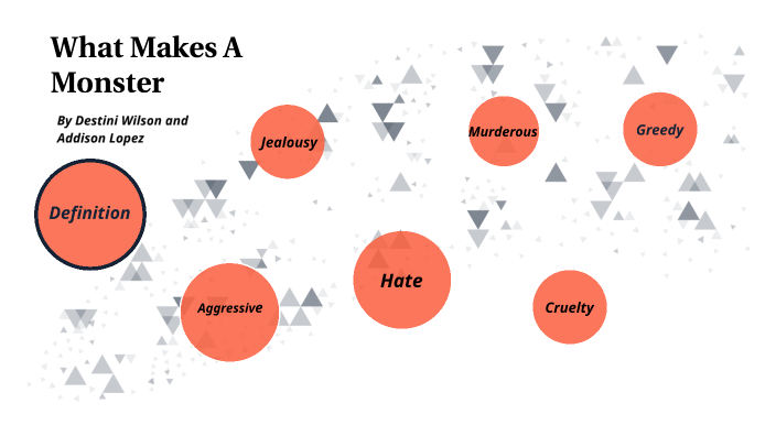 What Makes A Monster by Destini Wilson on Prezi