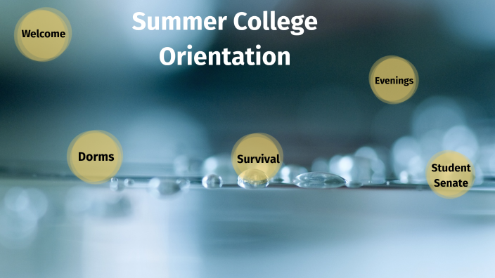 Summer College 2022 Orientation by HEATHER HATTABAUGH on Prezi