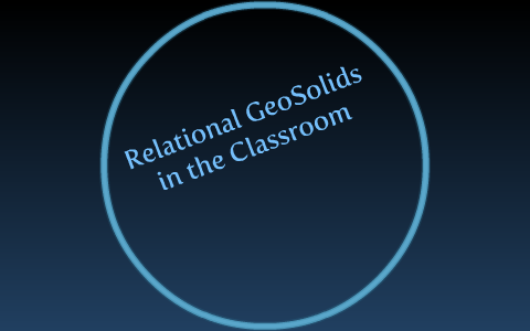 Relational GeoSolids in the Classroom by Ben Crumbley on Prezi