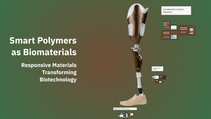 Smart Polymers as Biomaterials by Yeg Fakher on Prezi