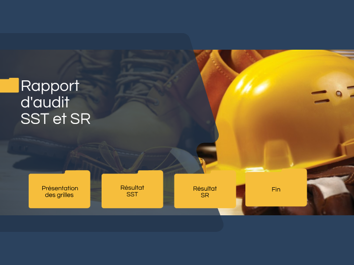 Rapport d'audit blanc SST et SR by Siegfried WETOHOSSOU on Prezi