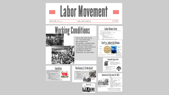Labor Movement (Late 1800s) by Rachel Albinson on Prezi